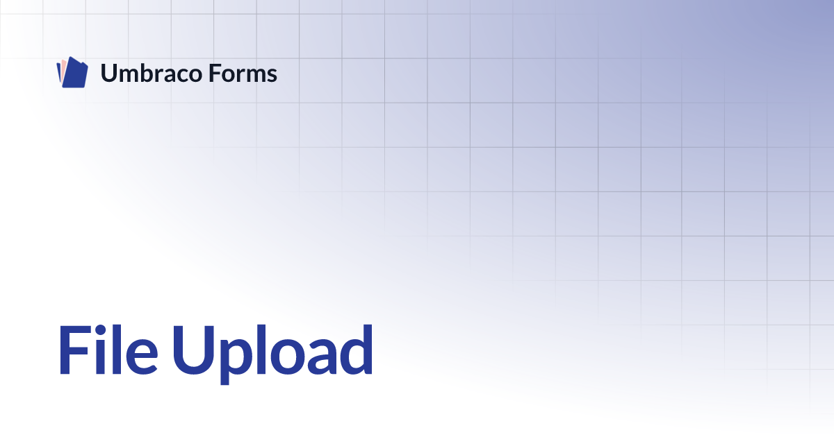 File Upload Umbraco Forms 1079